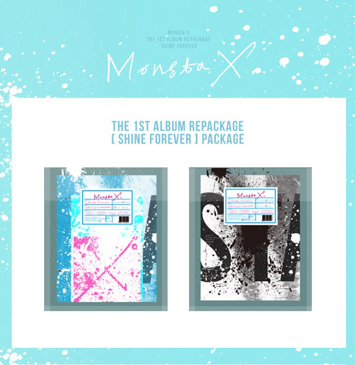 MONSTA X | 1st Repackage: SHINE FOREVER – Pink Box